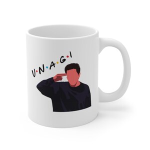 Unagi Salmon Skin Roll Rachel Ross FRIENDS Quotes Coffee Mug, Perfect ...