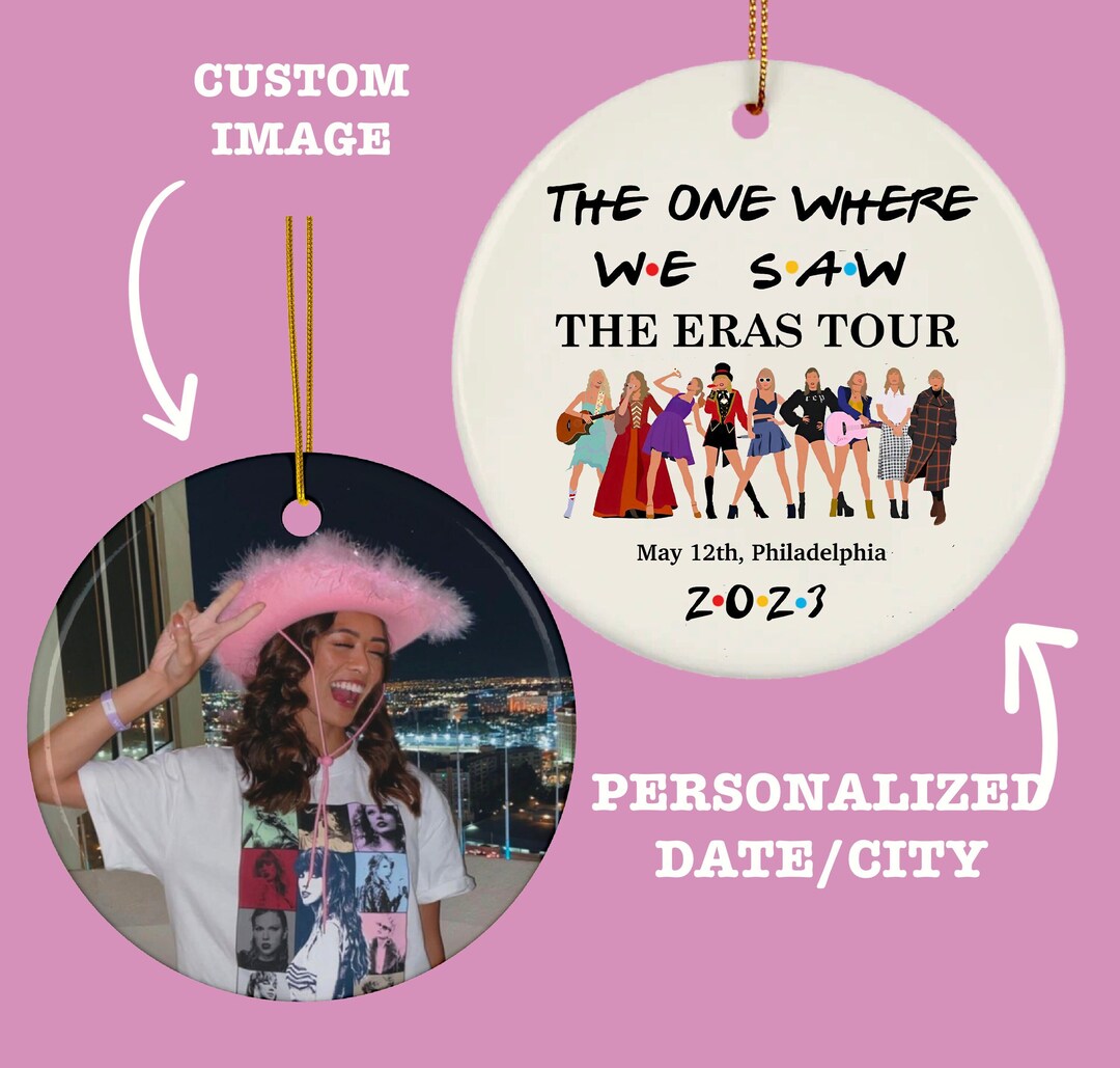 Personalized the Eras Tour With Photo Christmas Ornament, the One Where ...