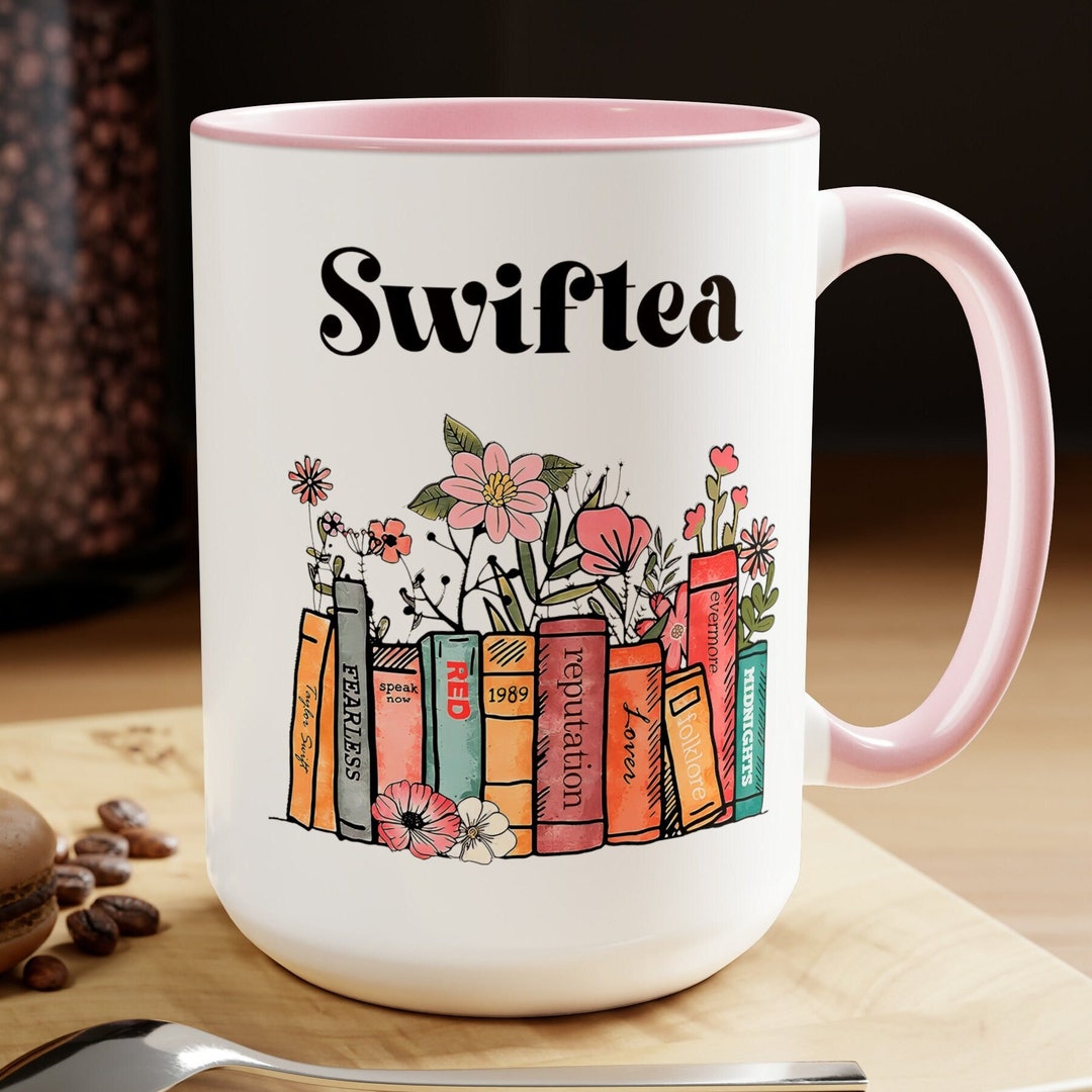 Swiftea Mug, Floral Music Album Mug, Taylor Swift Christmas Gift ...