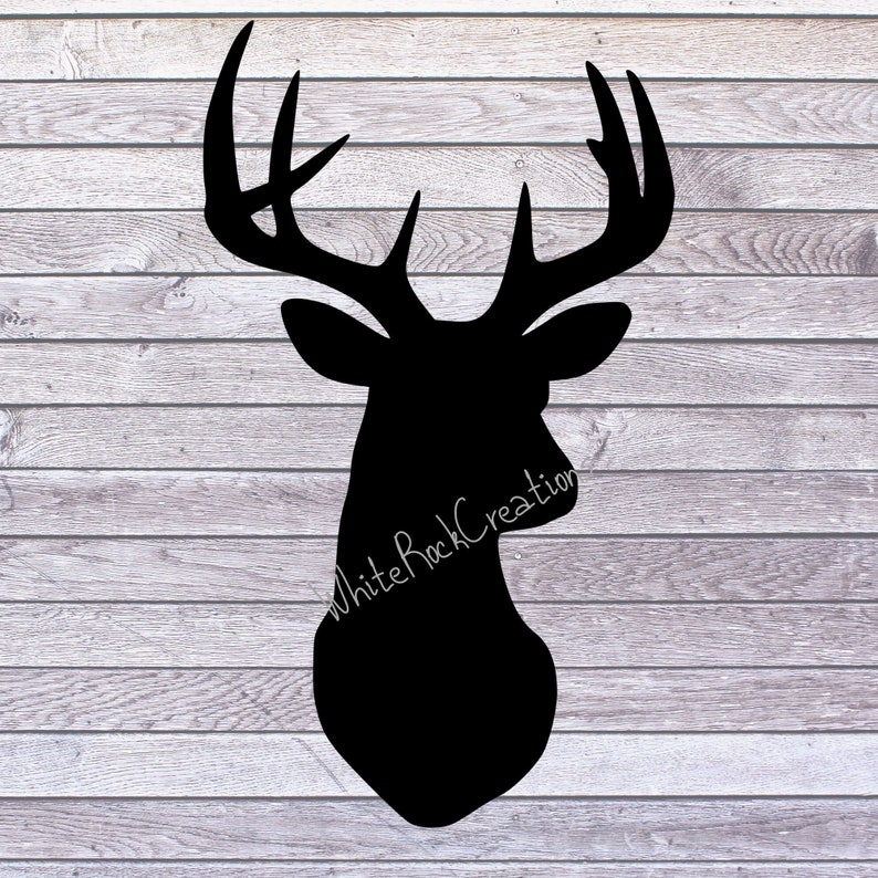Ciervo SVG dxf eps png / Cabeza de ciervo SVG / Deer Clipart / | Etsy