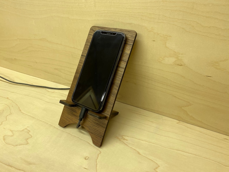 Mobile Phone Stand Wood Pdfsvg DXF Laser Cut Files | Etsy