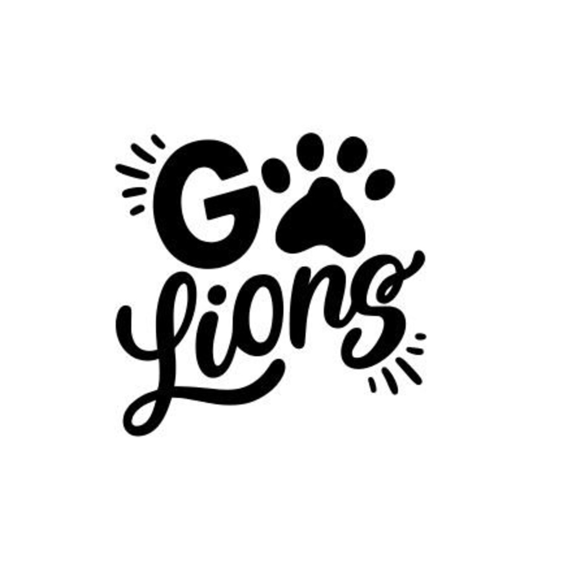 Go Tigers Svg Tigers Svg Football Svg Paw Svg Football - Etsy