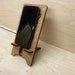Mobile Phone Stand Wood Pdfsvg DXF Laser Cut Files - Etsy