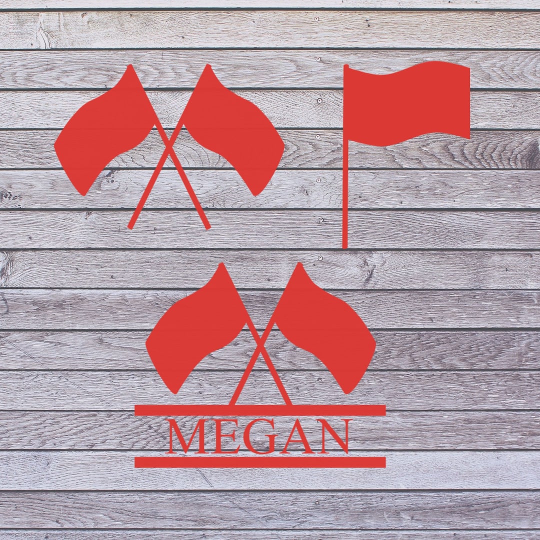 Color Guard Flags Svg - Color Guard Cut File - Svg - Dxf - Eps - Png ...