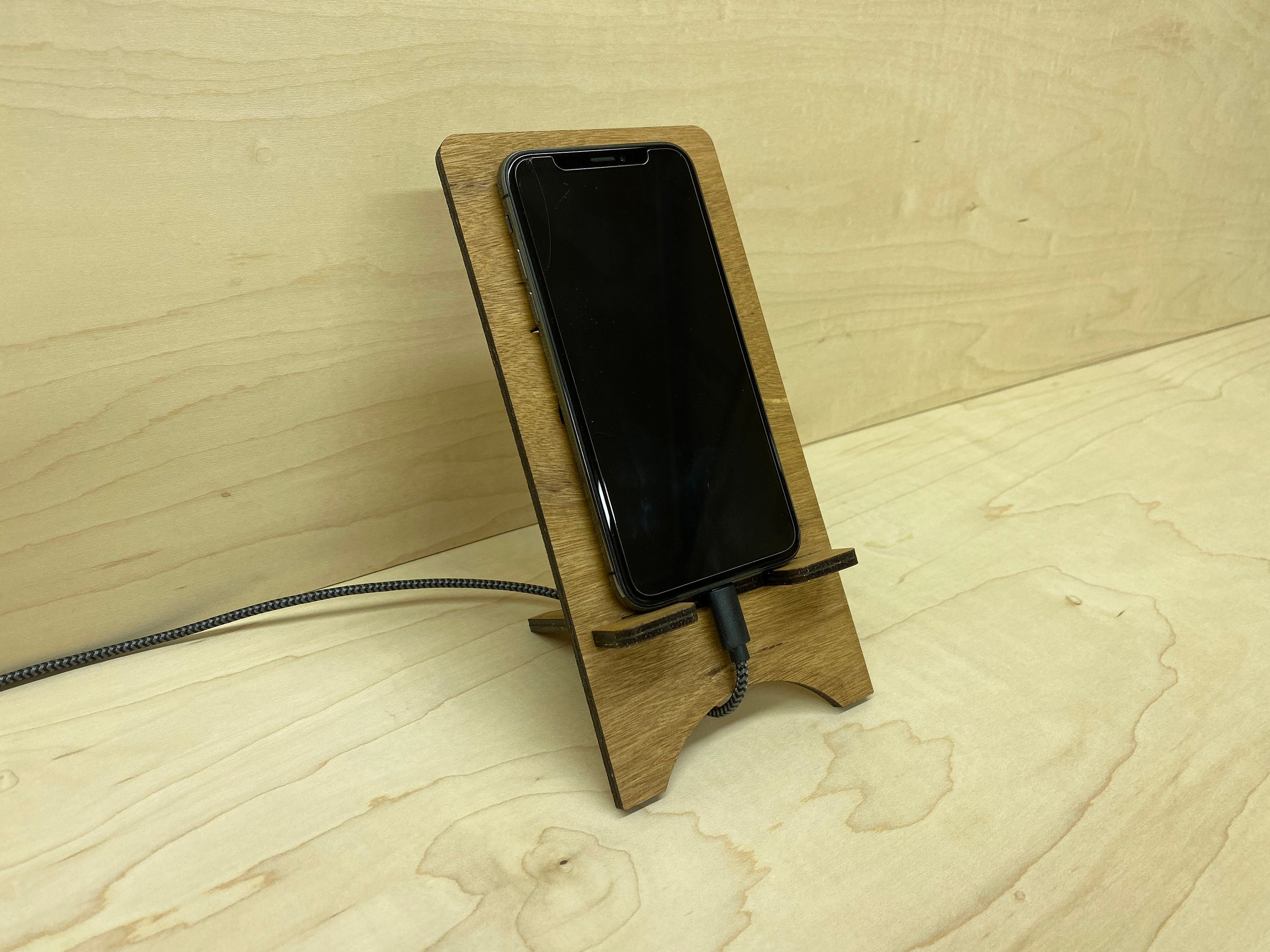 Mobile Phone Stand Wood Pdfsvg DXF Laser Cut Files - Etsy UK