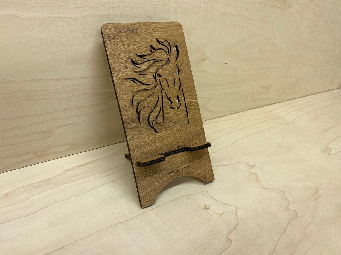 Mobile Phone Stand Wood Pdf+svg DXF Laser Cut Files - Etsy UK