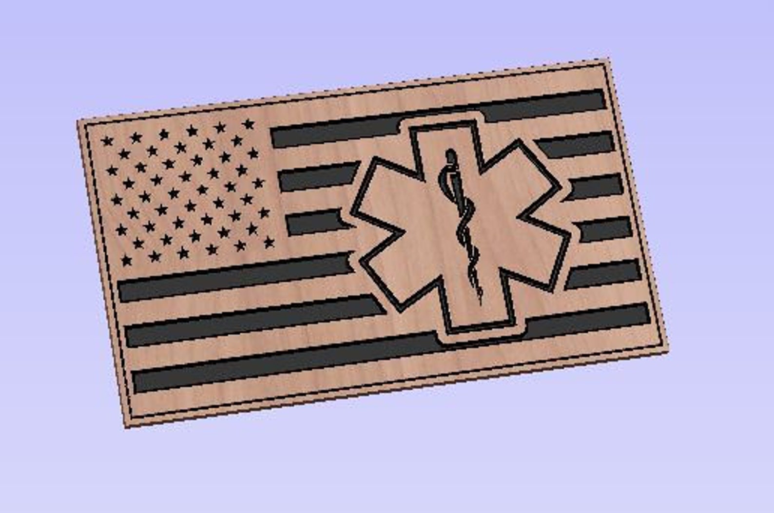 EMS Flag SVG DXF - Etsy