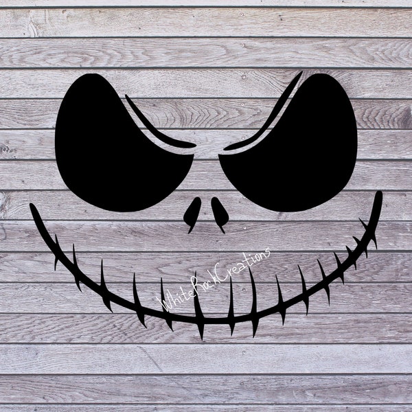 Jack Skellington Face Printable - Etsy