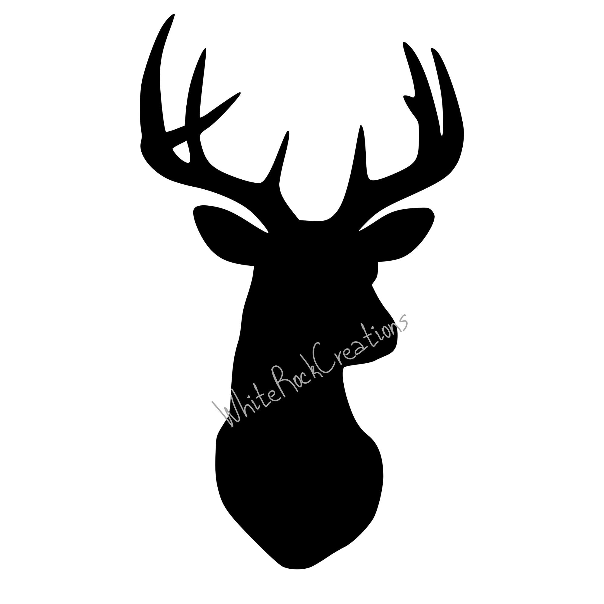 Hirsch SVG Dxf Eps Png / Hirsch Kopf SVG / Hirsch Clipart / | Etsy