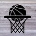 Basketball Goal SVG - Etsy