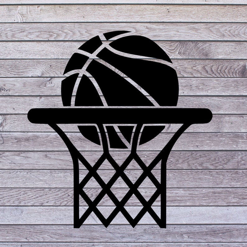 Basketball Goal SVG - Etsy