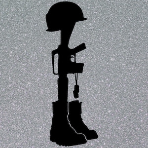 Military Fallen Soldier Svg Eps Png Dxf Soldier Military War Fallen ...