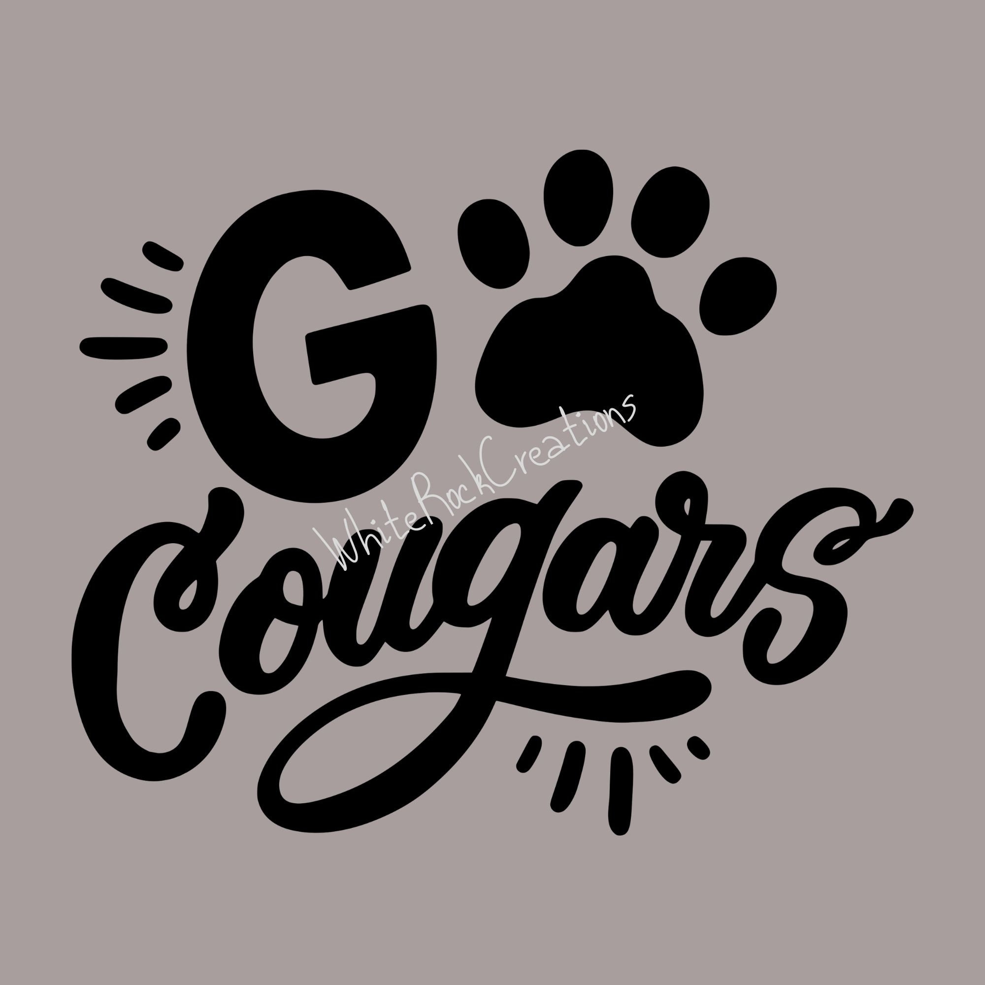 Go Cougars Svg, School Sports Team Svg, Football Mom Svg, Football Svg ...