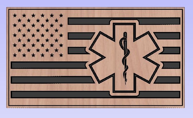 EMS Flag SVG DXF | Etsy
