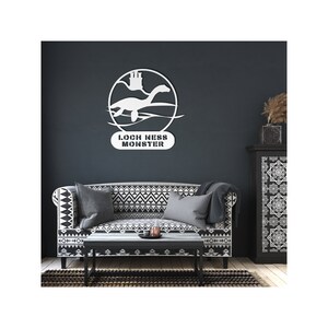 Loch Ness Monster Metal Art, Cryptid Gear, Cryptid Wall Art, Cryptid ...