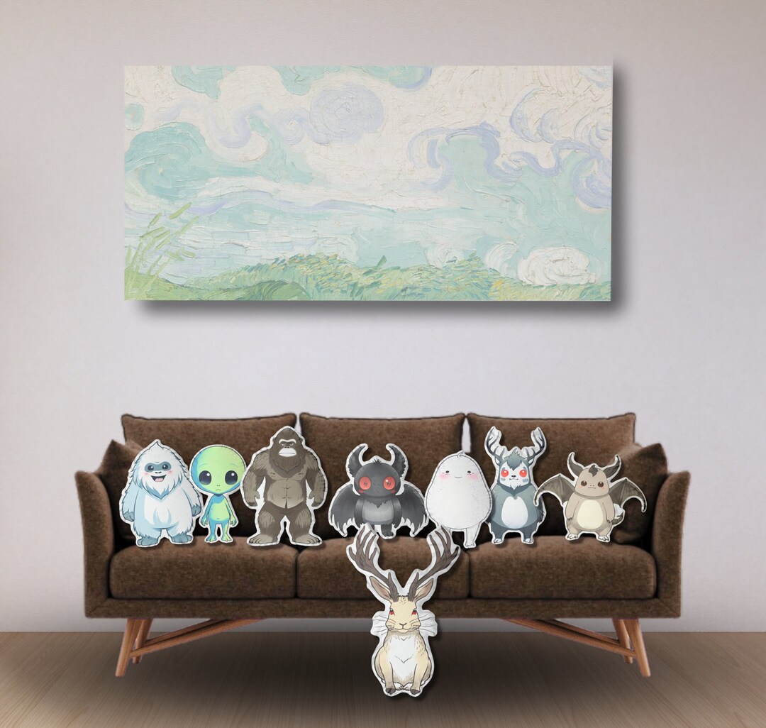Cute Cryptid Pillows, Cryptid Stuffed Creatures, Cryptid Plush ...