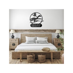 Loch Ness Monster Metal Art, Cryptid Gear, Cryptid Wall Art, Cryptid ...