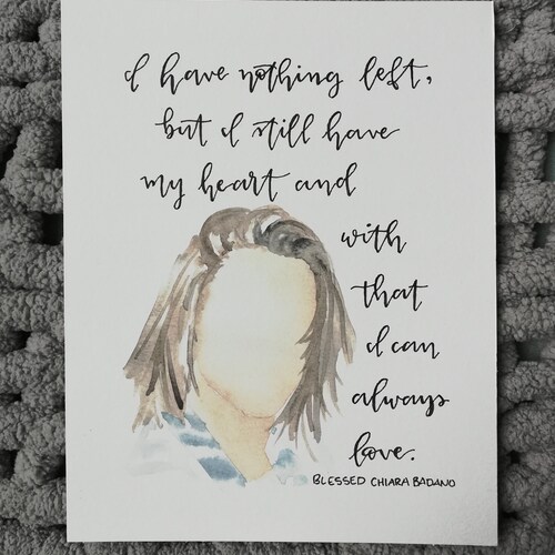 Blessed Chiara Luce Badano Saint Card Saint Print | Etsy