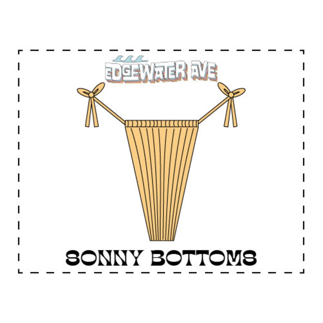 DIY String Bikini Scrunch Bottoms | PDF Sewing Pattern | Sonny Bottoms ...