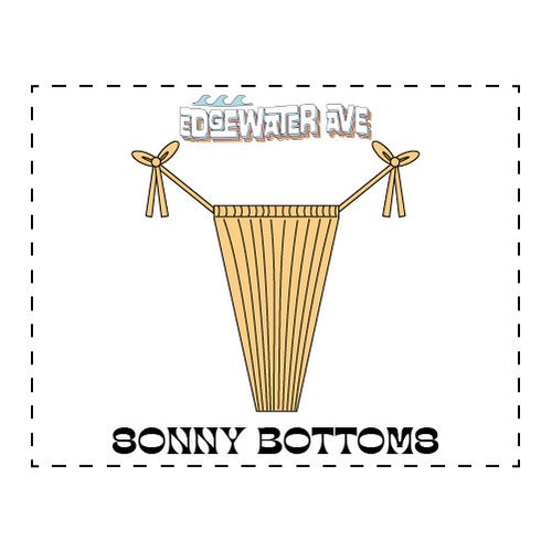 DIY 90s High-cut Bikini Bottoms PDF Sewing Pattern Easy - Etsy