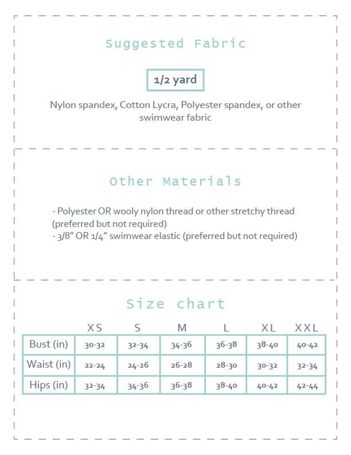 DIY Drawstring Bikini Bottoms PDF Sewing Pattern - Etsy