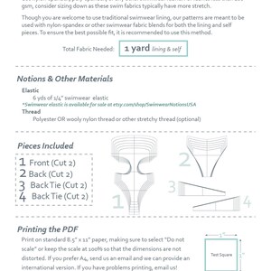 Ella Monokini | DIY Reversible Knotted Monokini | PDF Sewing Pattern - Etsy