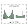 DIY Drawstring Bikini Top Danica Top PDF Sewing Pattern - Etsy
