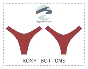 DIY V Cut Reversible Cheeky Bikini Bottoms Vega PDF Sewing | Etsy