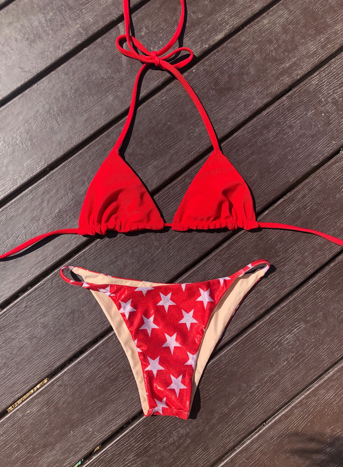 FREE Dallas Top DIY Reversible Basic Triangle Bikini Top - Etsy