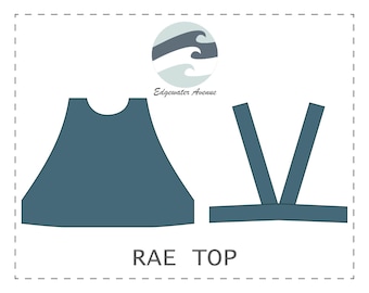 DIY Drawstring Bikini Top Danica Top PDF Sewing Pattern | Etsy
