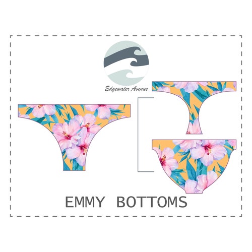 DIY 2-in-1 Reversible Low Hip Bikini Bottoms PDF Sewing - Etsy