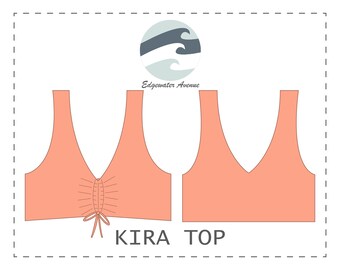 Kira Top Pattern - Etsy
