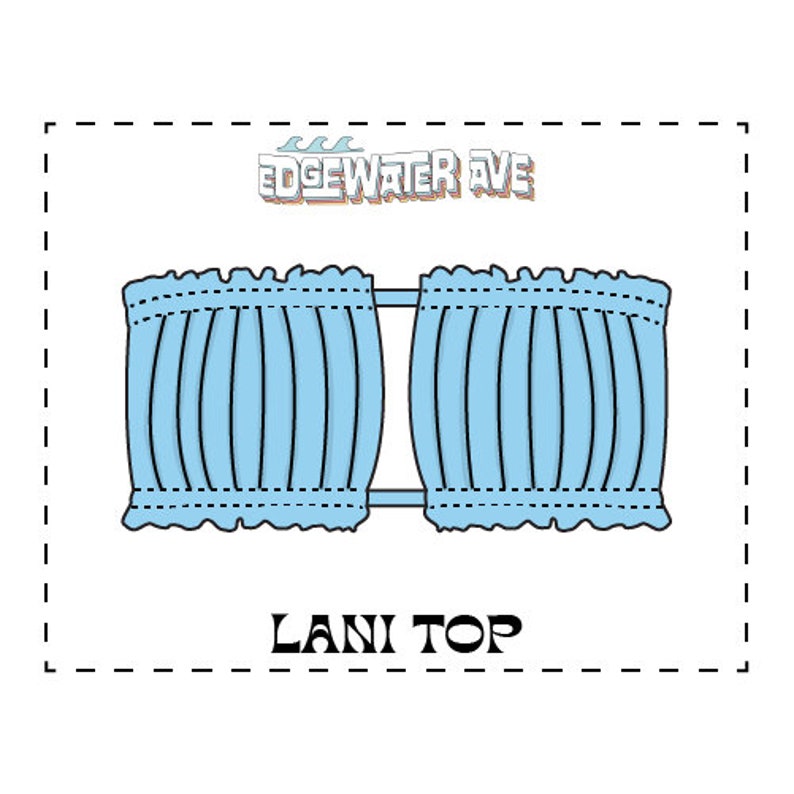 FREE Lani Top | DIY Reversible Ruched Bandeau Bikini Top | PDF Pattern ...