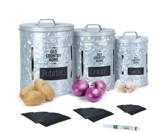 Potato Bin Tater and Onion Kitchen Storage Vegetable Bin - Etsy