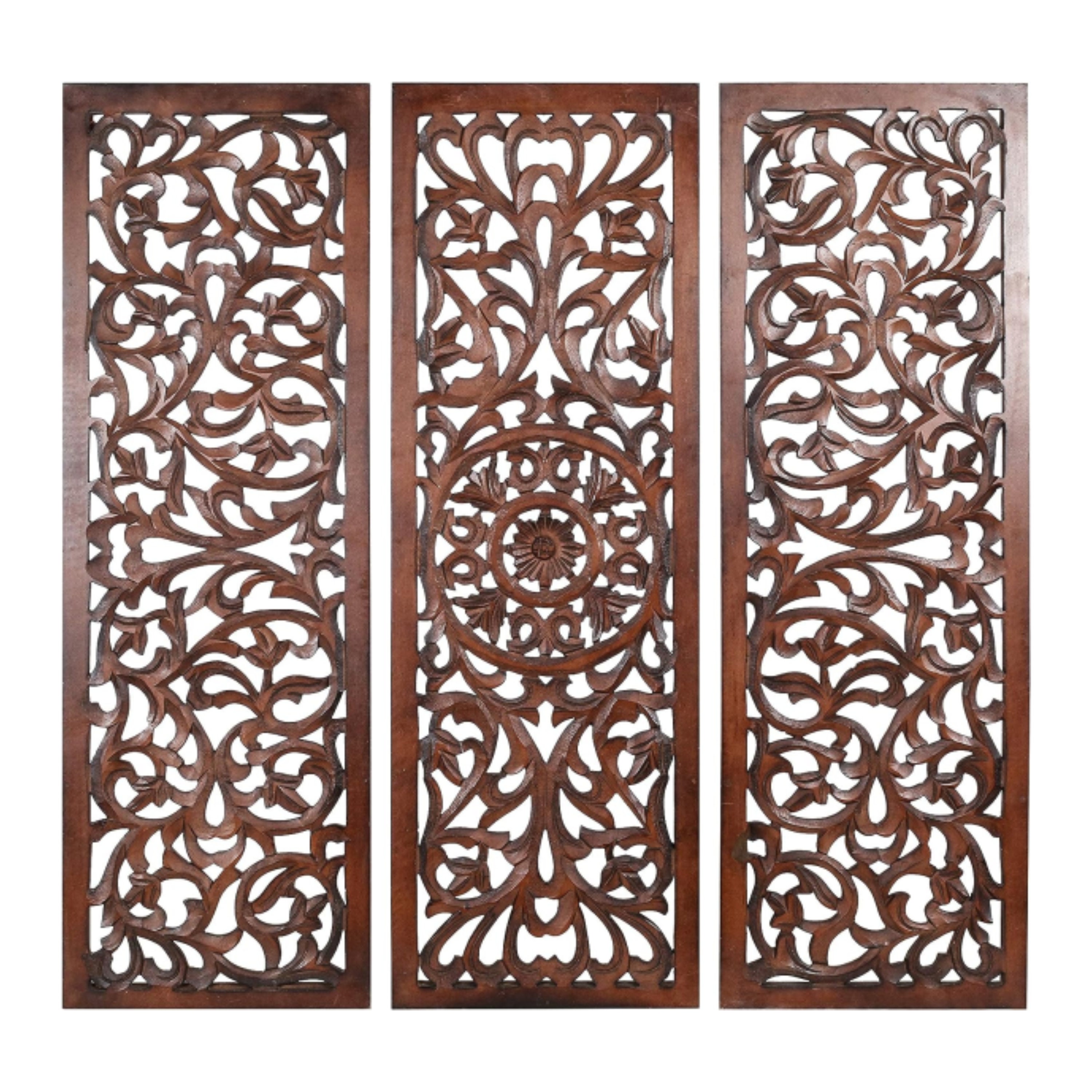 Elegant 3-piece Wooden Wall Hanging Plaques Set 36x12 Inch - Etsy