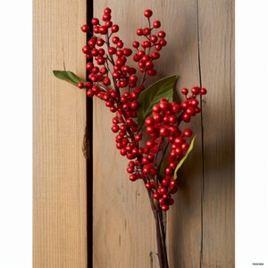 Red Wedding Decor Floral Wedding Shower Decor Christmas Faux Winter ...
