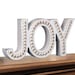Joy Sign Beaded, Freestanding Wood Letters Joy, Rustic Joy Christmas ...