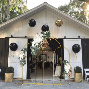 Gold Graduation Arch Backdrop Stand Gold Graduation Party Decor Gold ...