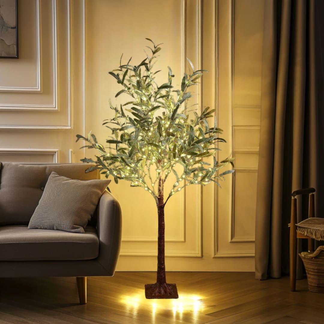 4FT Lighted Olive Tree 160 Warm White Leds, Perfect for Weddings ...