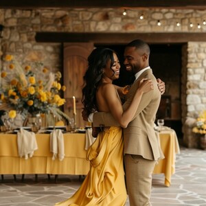 Wedding Table Runners, Mustard Yellow Table Runner, Wedding Table Decor ...