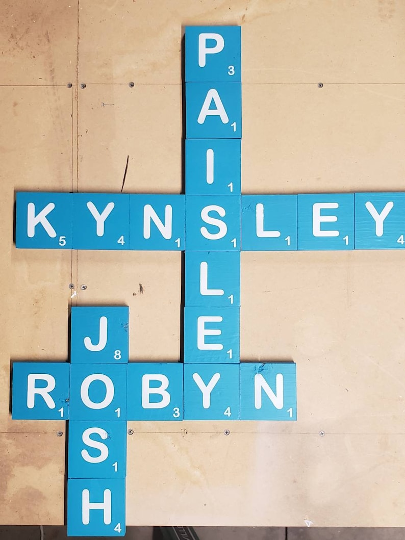 Custom Scrabble Letters Real Wood Scrabble Tiles - Etsy