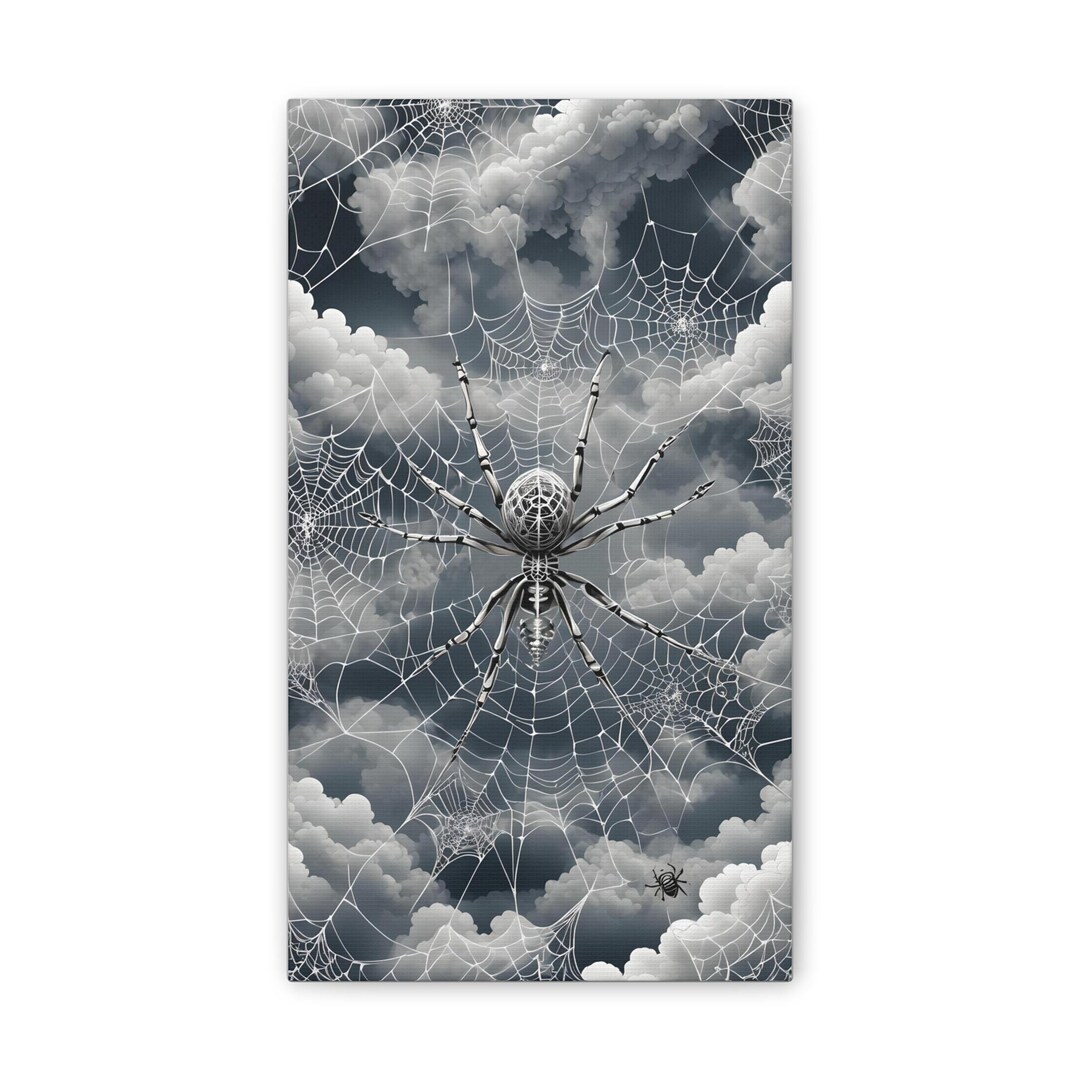 Spider, Sky Skeleton Series, Skeleton Spider in the Clouds, Original ...
