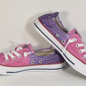 Custom Dyed Pink to Purple Converse Shoreline Shoes - Etsy