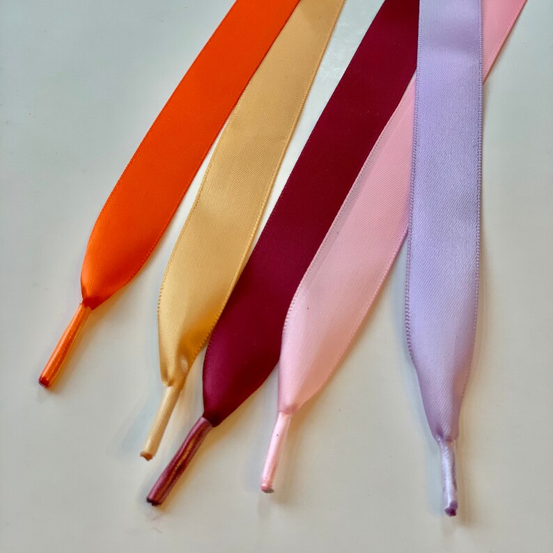 Single Sided Satin Ribbon Shoe Laces 5/8 5/8 Inch 15mm - Etsy