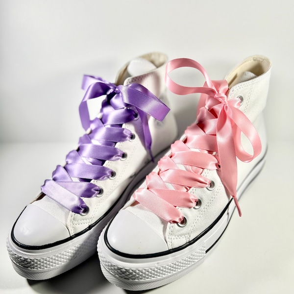 Ribbon Shoelaces - Etsy