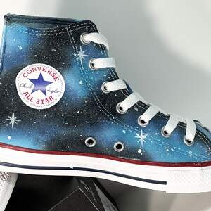 Custom Galaxy Dyed Converse All Star High Tops Shoes - Etsy