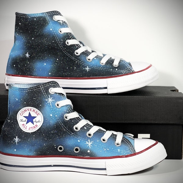 Galaxy Converse - Etsy