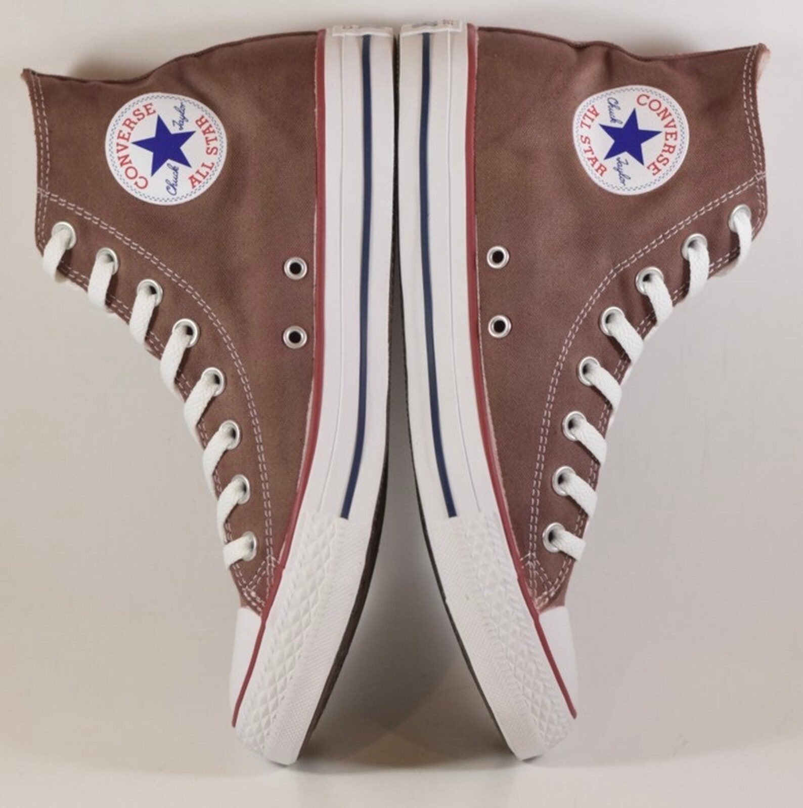 Custom Dyed Dark Chocolate Brown Converse All Star High Tops - Etsy