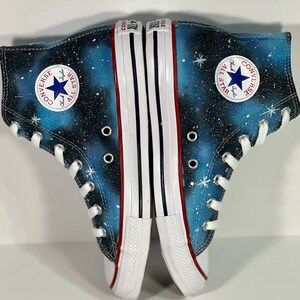 Custom Galaxy Dyed Converse All Star High Tops Shoes - Etsy