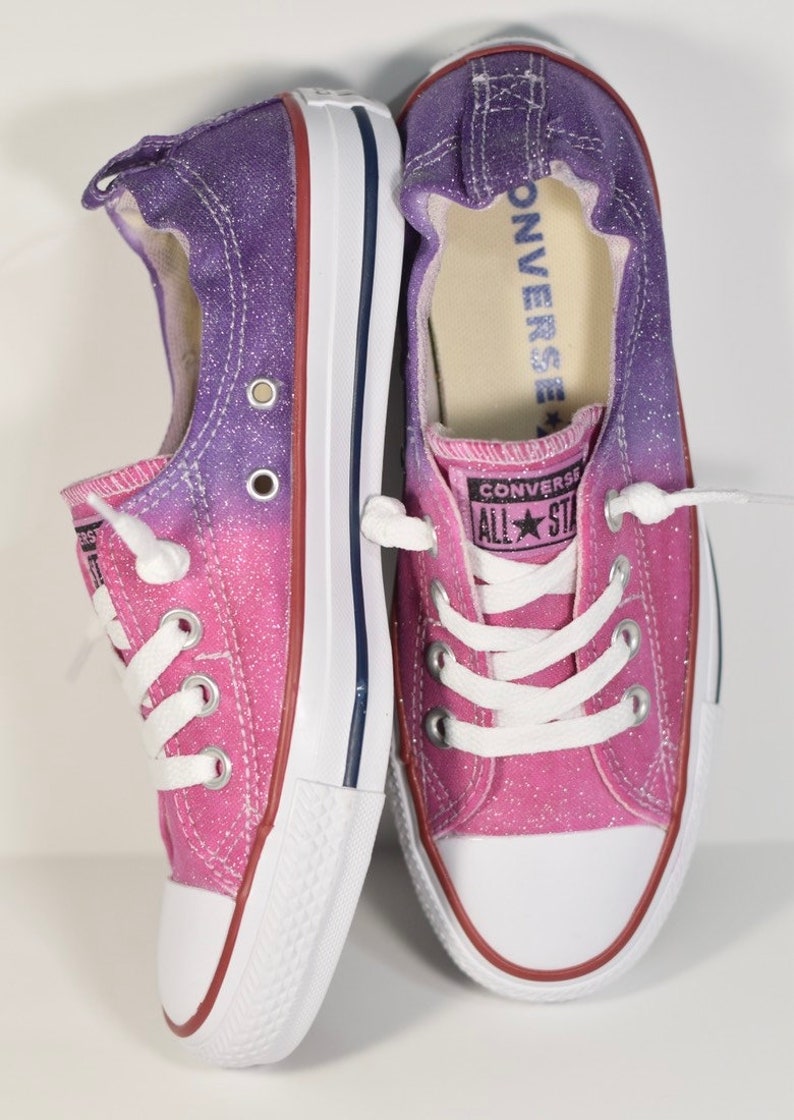 Custom Dyed Pink to Purple Converse Shoreline Shoes - Etsy